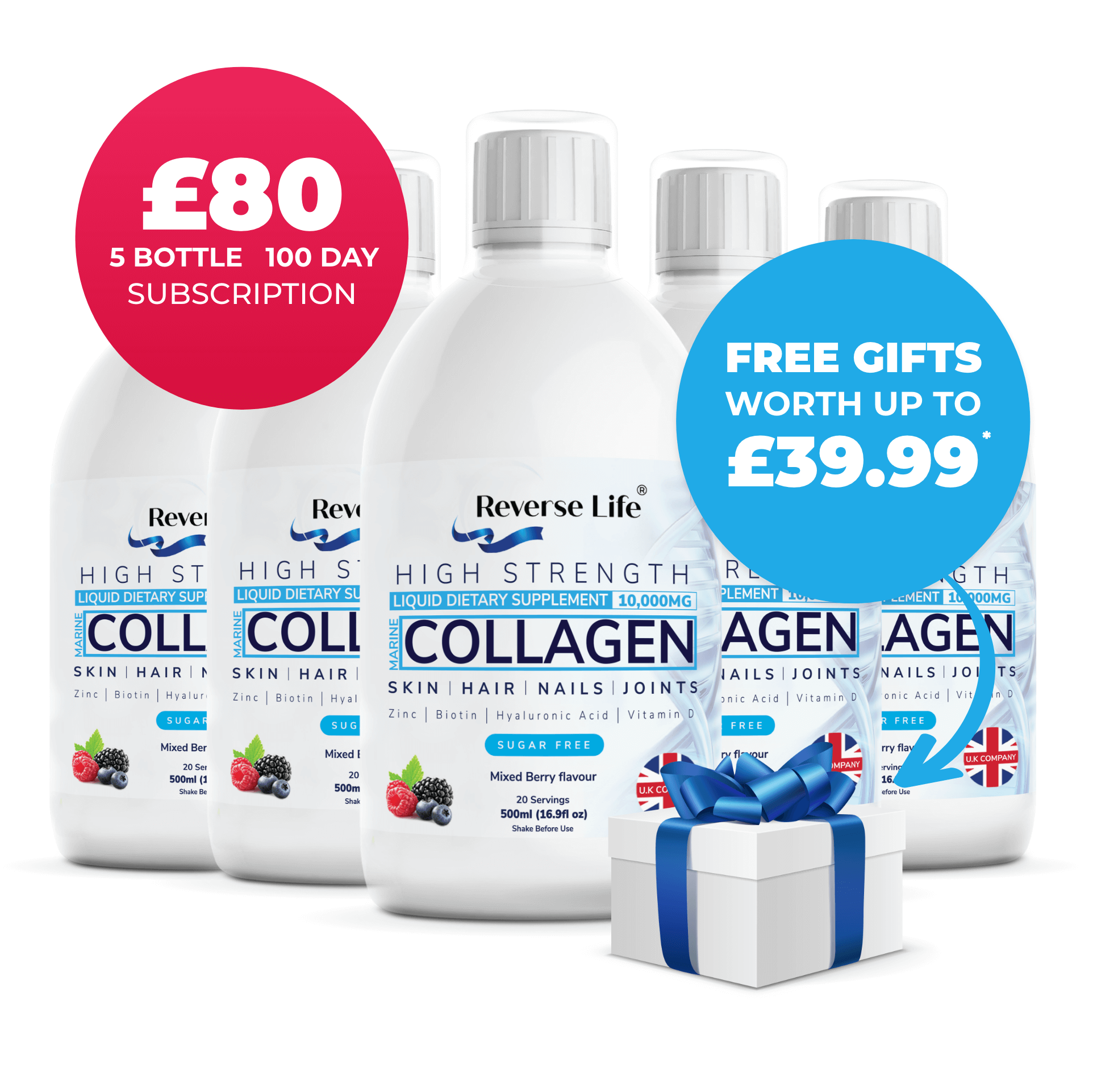 Liquid Collagen Ongoing Subscription | Reverse Life