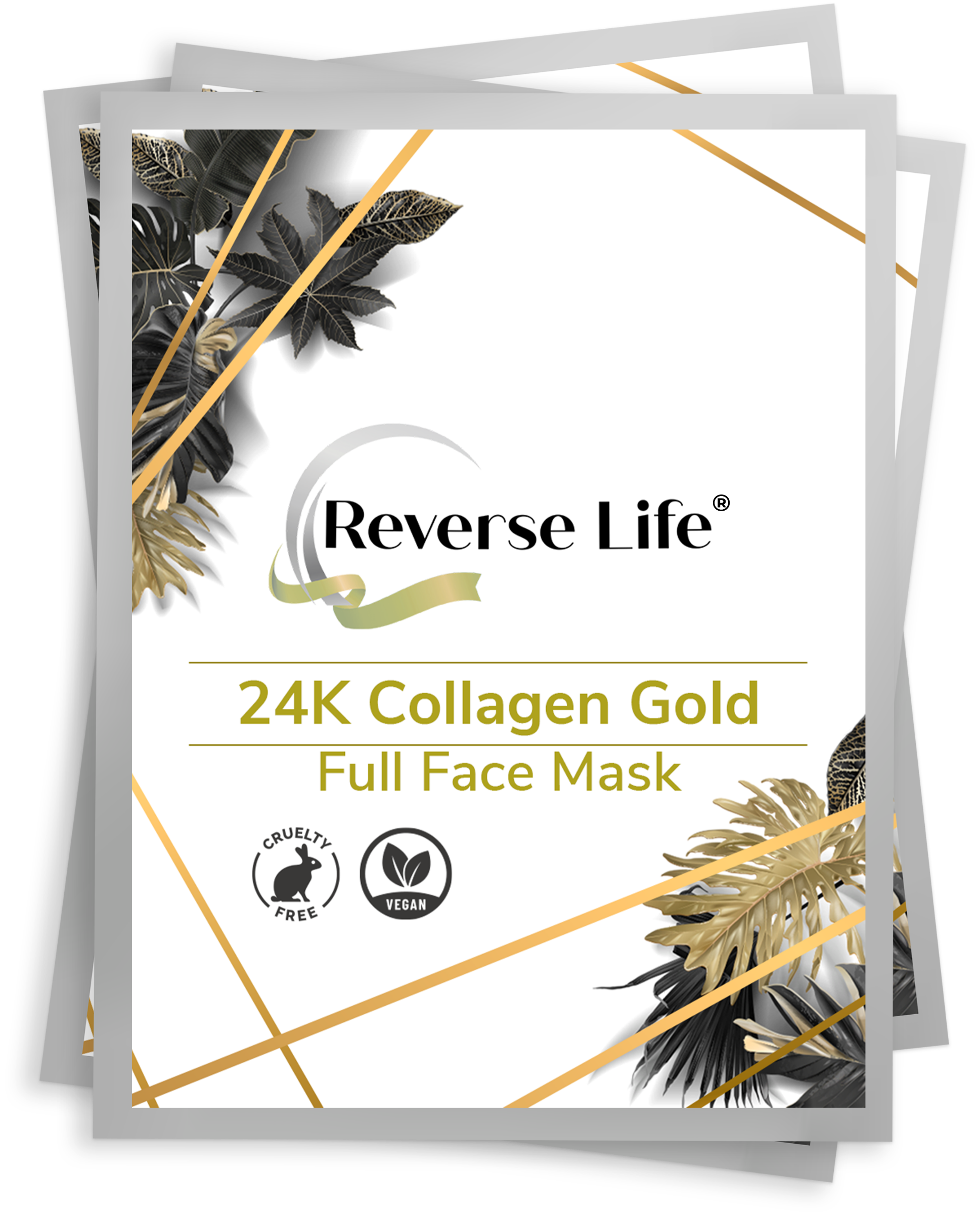 24k Collagen Gold Face Mask Reverse Life