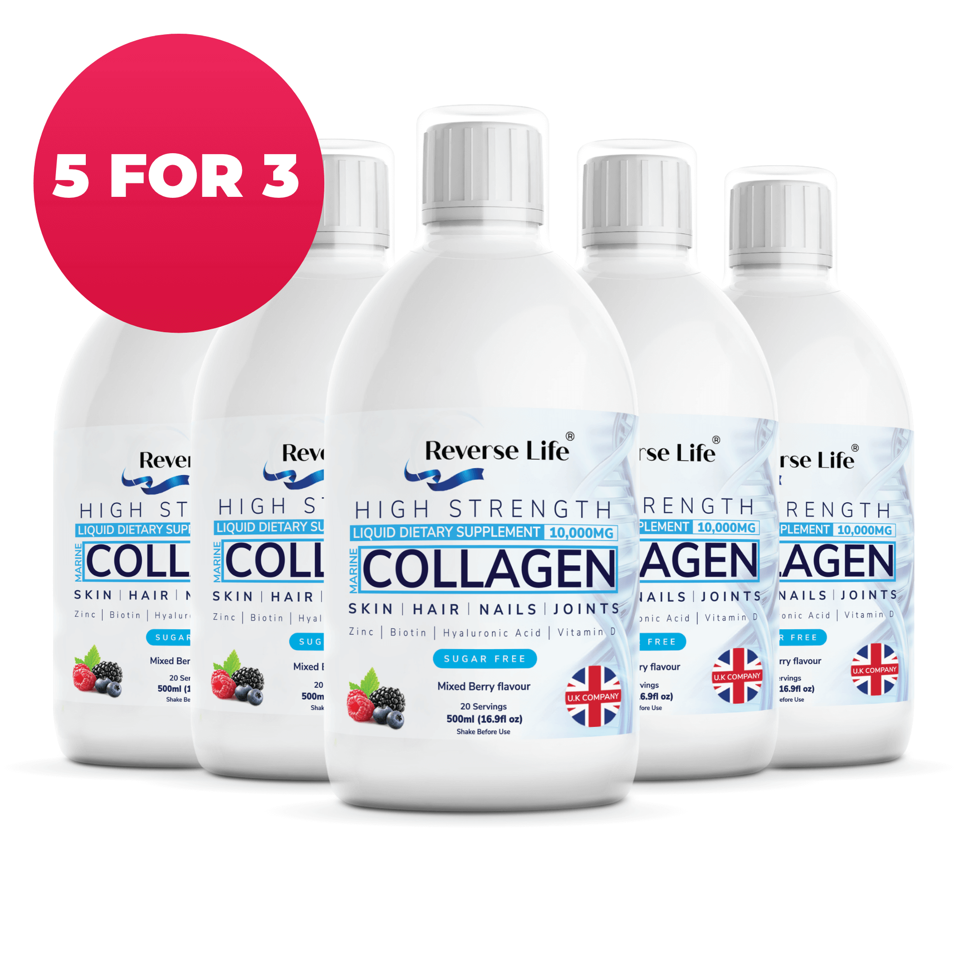 Reverse Life Collagen | Collagen | Purest marine Collagen