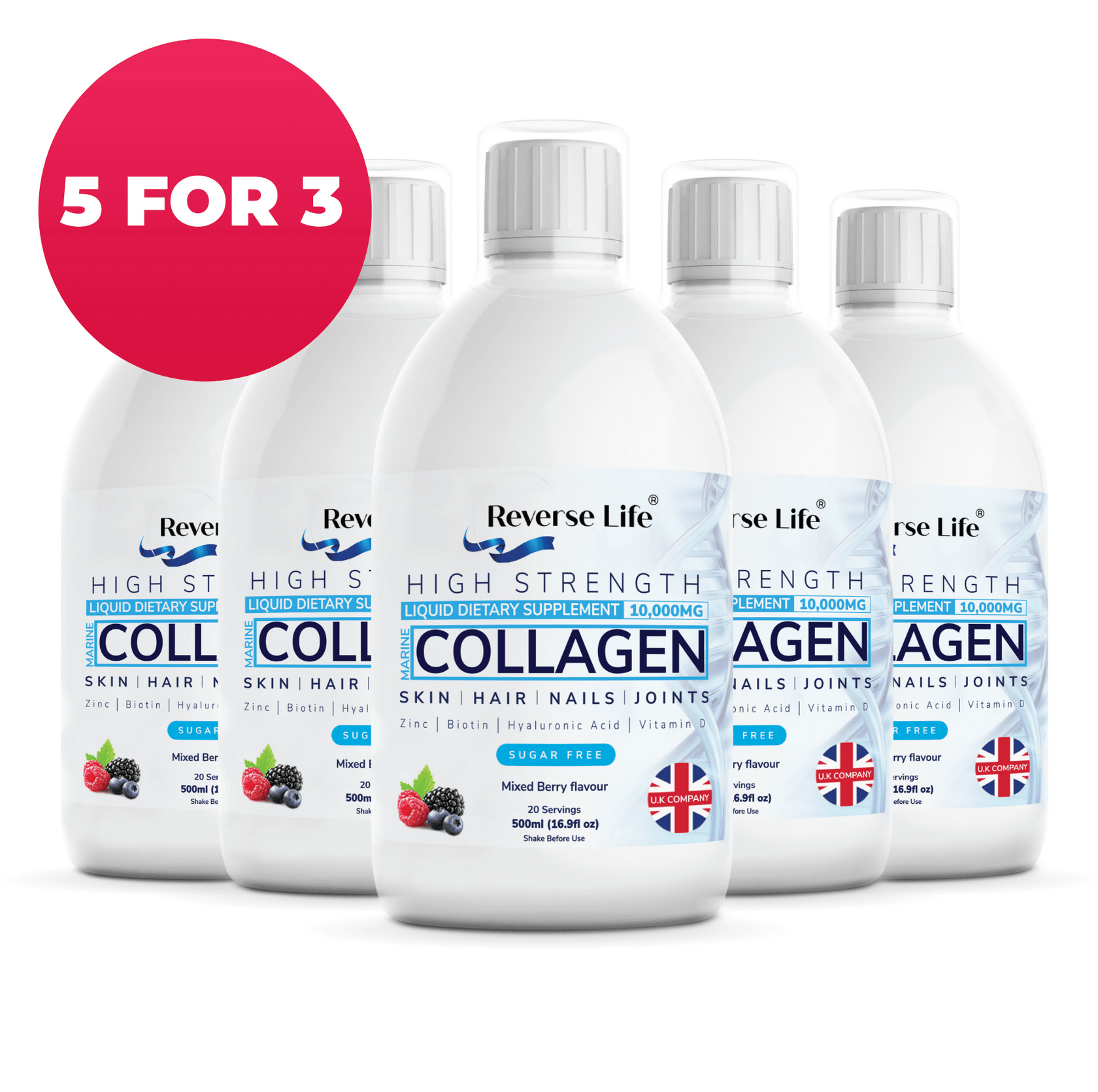 Reverse Life Collagen | Collagen | Purest marine Collagen